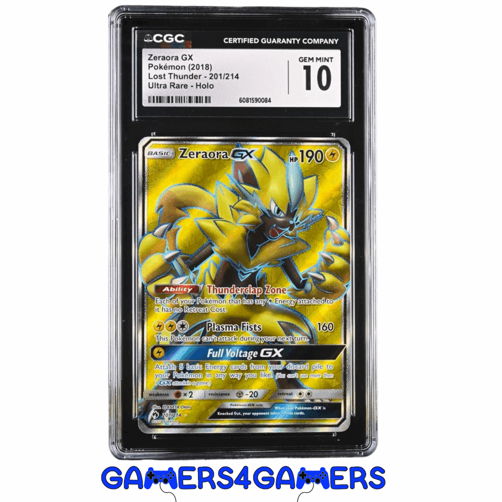Zeraora Gx Lost Thunder 201/214 CGC gem Mint 10 Pokemon Card ...