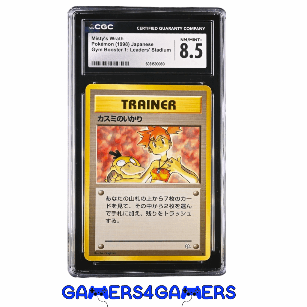 Misty's Warth Gym Booster 1: Leader's Stadium CGC Nm/Mint 8.5 Graded ...