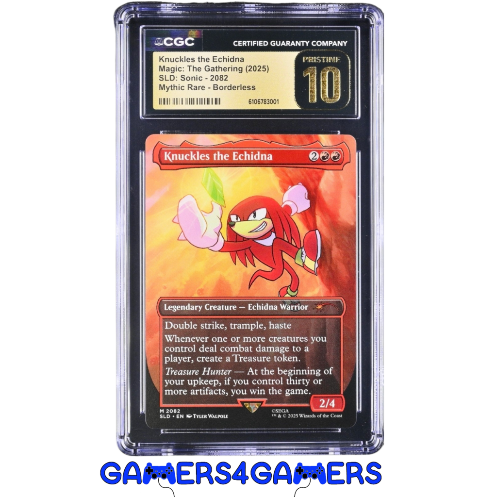 Knuckles the Echidna 2082 Secret Lair: Sonic CGC Pristine 10 Graded MTG ...